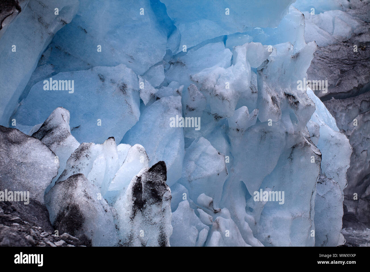 blue glacier ice Stock Photo - Alamy