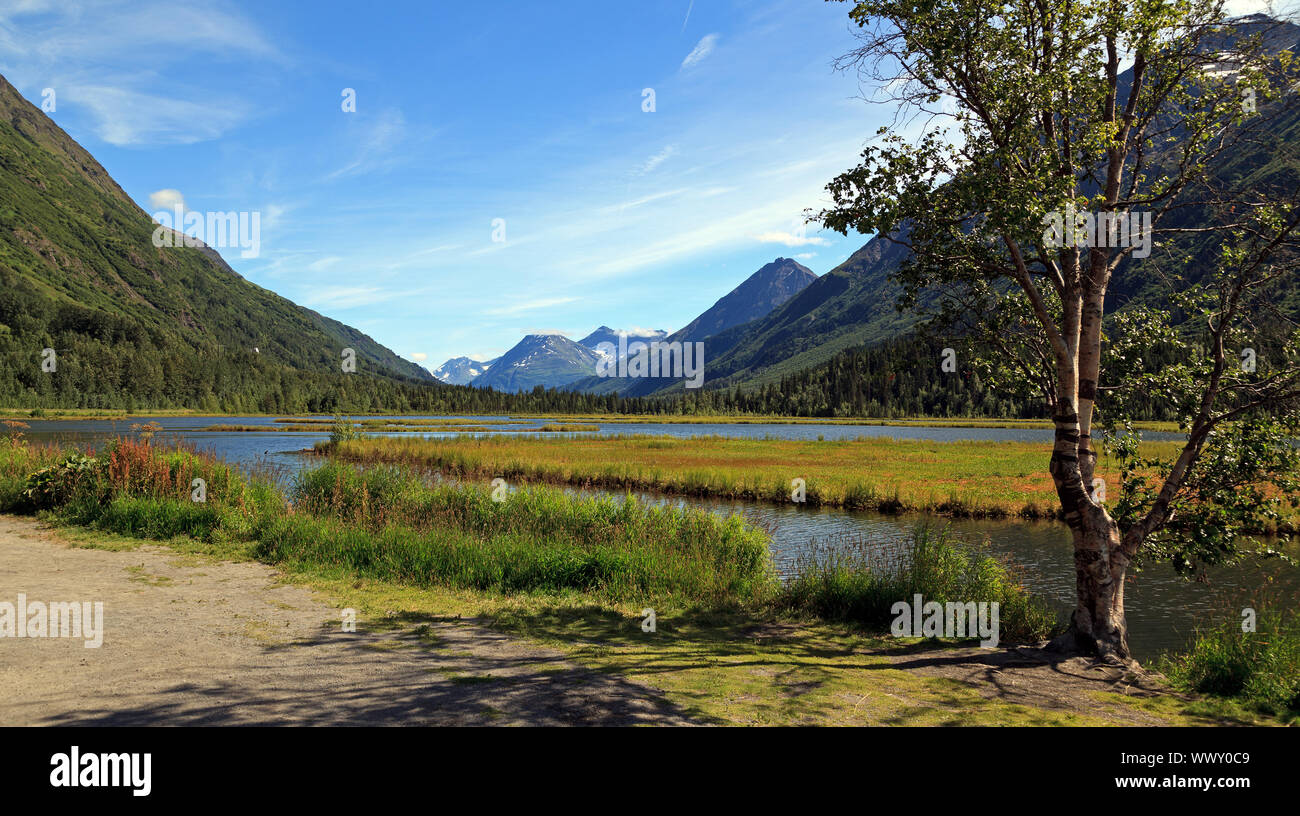 River landscape in Alaska Stock Photo - Alamy