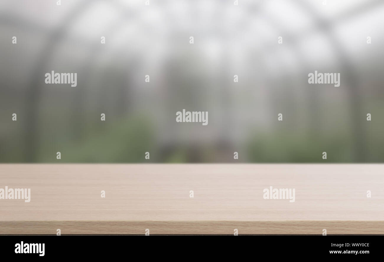 Wooden tabletop background image Stock Photo - Alamy