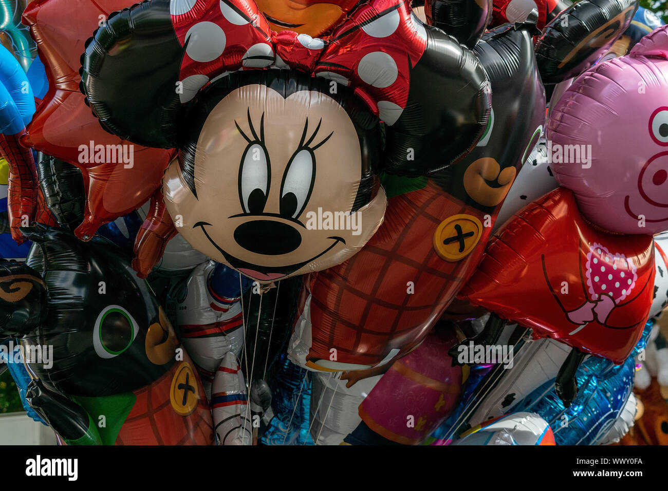 The traditional yearly fun fair held in St Giles, Oxford, Oxfordshire ...