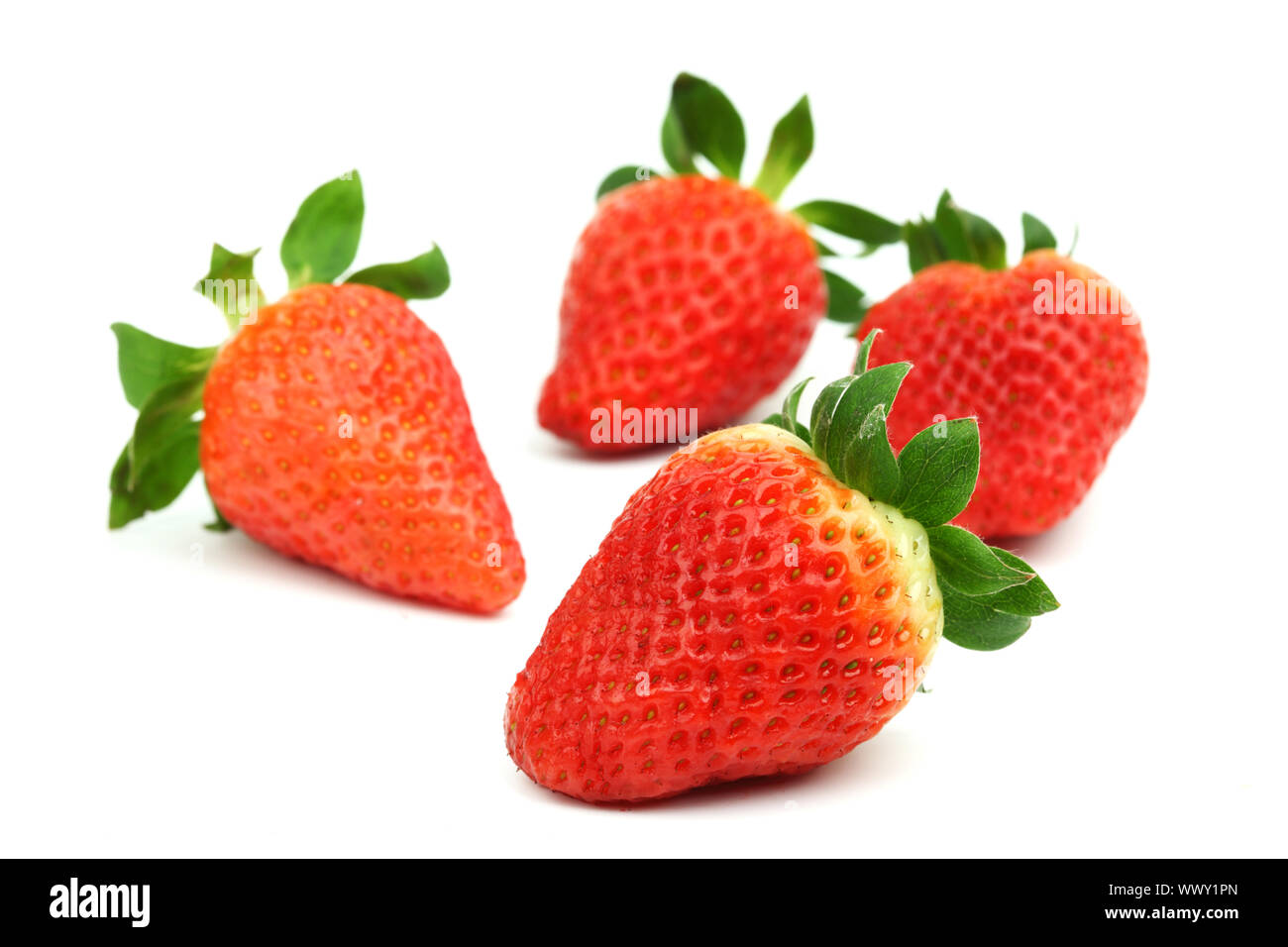 strawberry pile isolated Stock Photo - Alamy