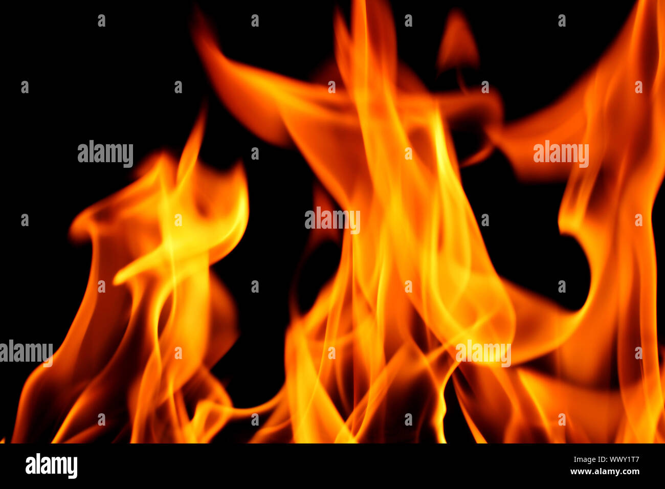 fire on black close up abstract background Stock Photo - Alamy