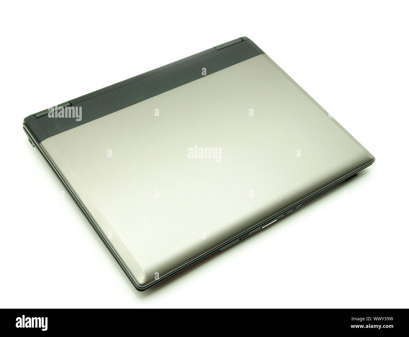 Notebook personal computer on white background Stock Photo - Alamy