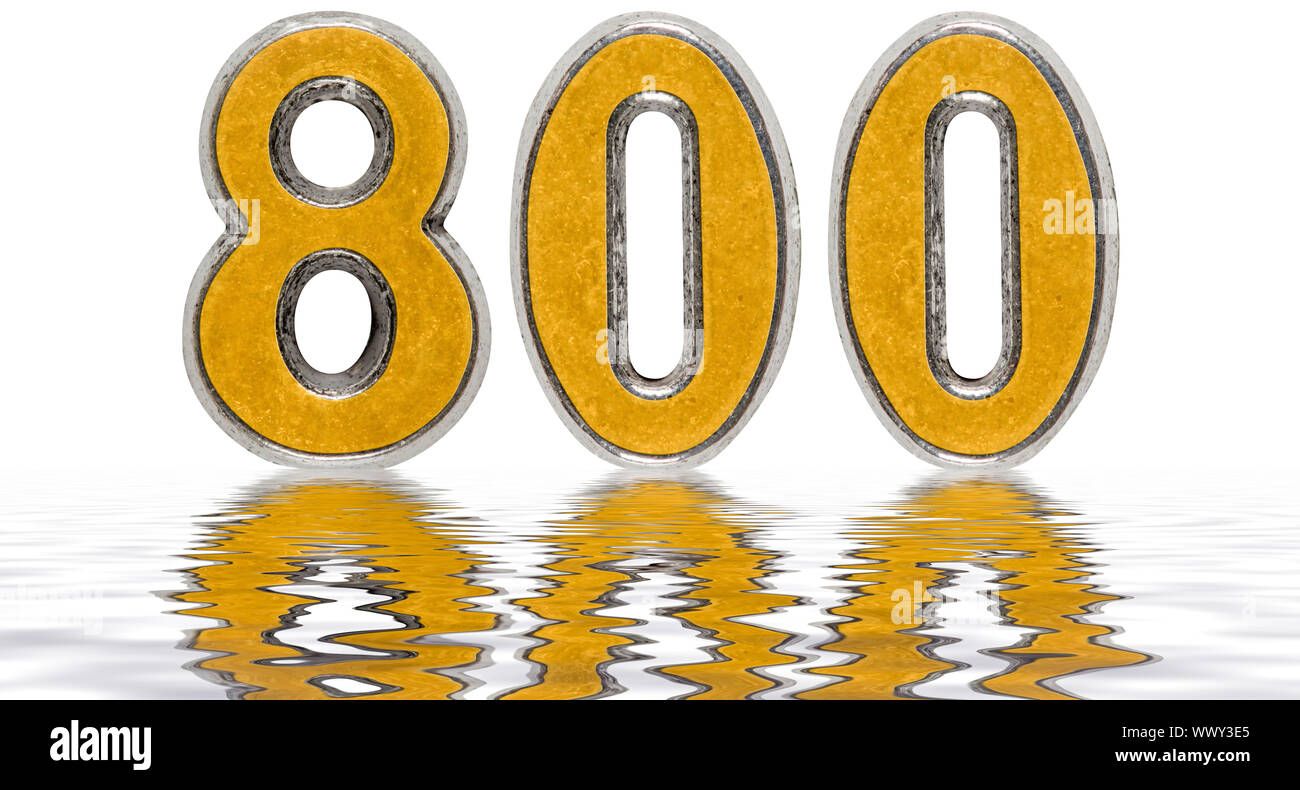 3d number 800 hi-res stock photography and images - Alamy