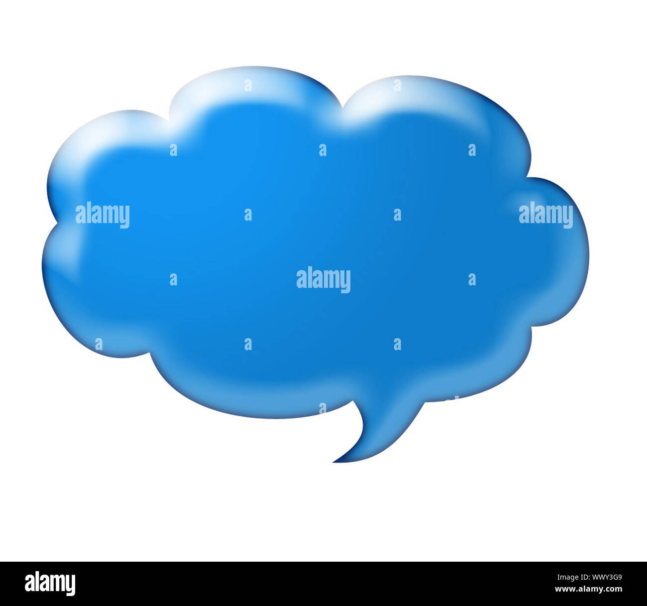 Speech bubbles ready for your text Stock Photo - Alamy
