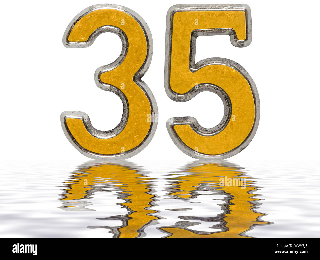 Numeral 35 thirty five reflected hi-res stock photography and images ... Numeral 35 thirty five reflected hi-res stock photography and images ...