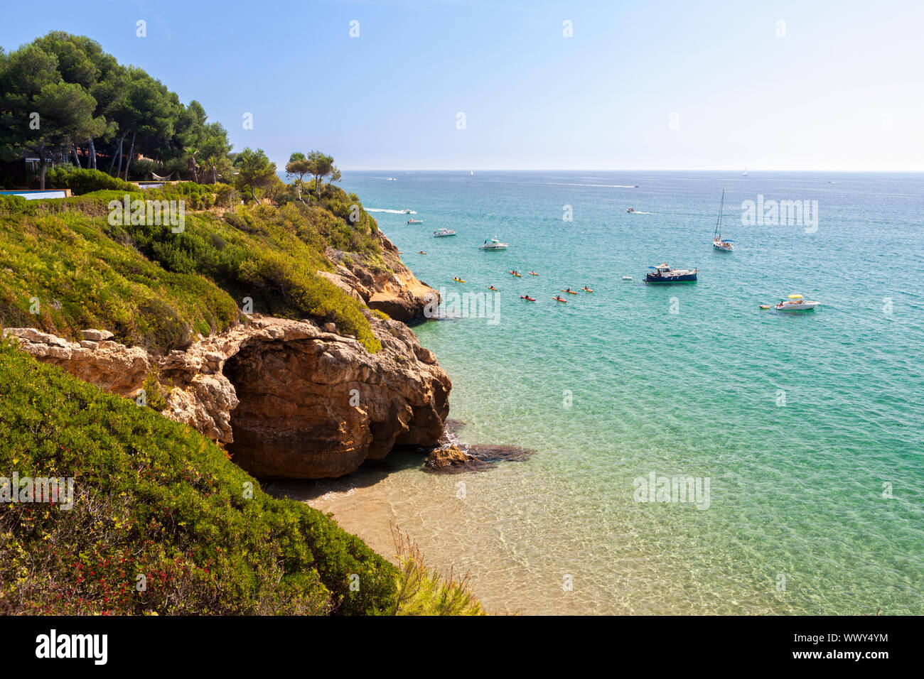 Route between Tamarit and Altafulla, Altafulla, Tarragones, Tarragona ...