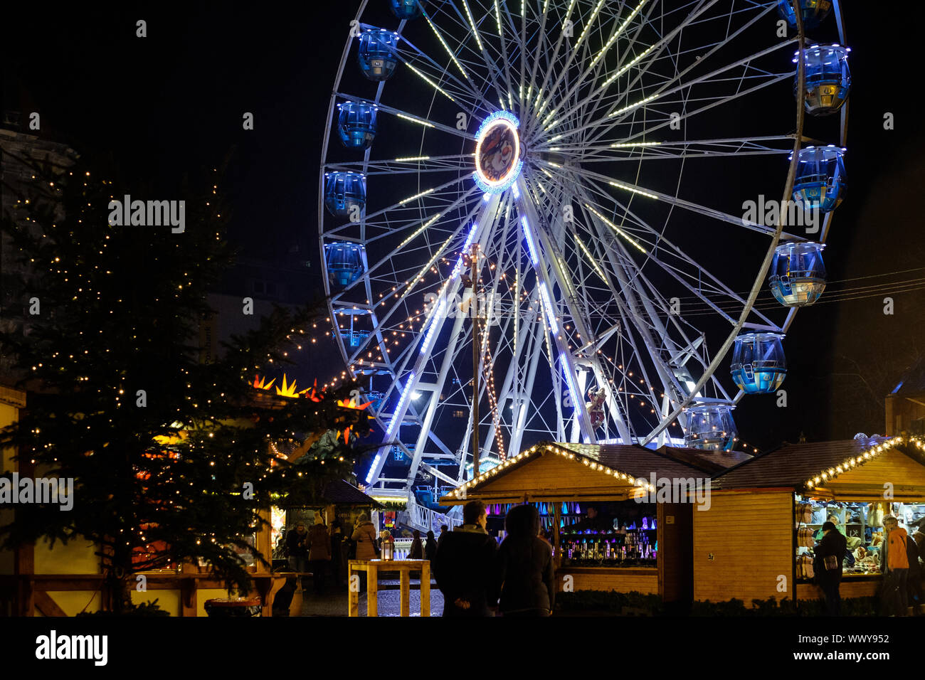 Magdeburg Christmas Market Stock Photo - Alamy