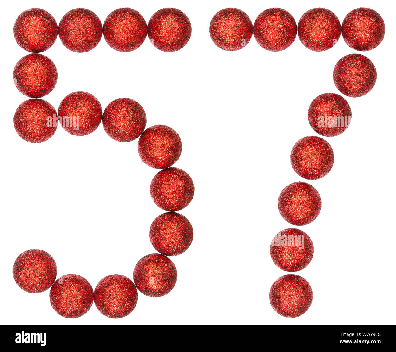 Number 57 Cut Out Stock Images & Pictures - Alamy