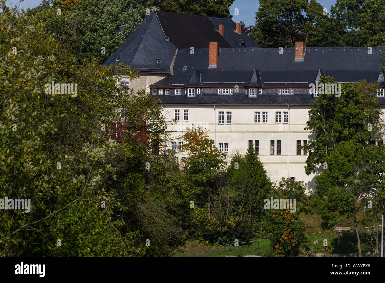 Stiege Castle in the Harz Mountains Stock Photo - Alamy