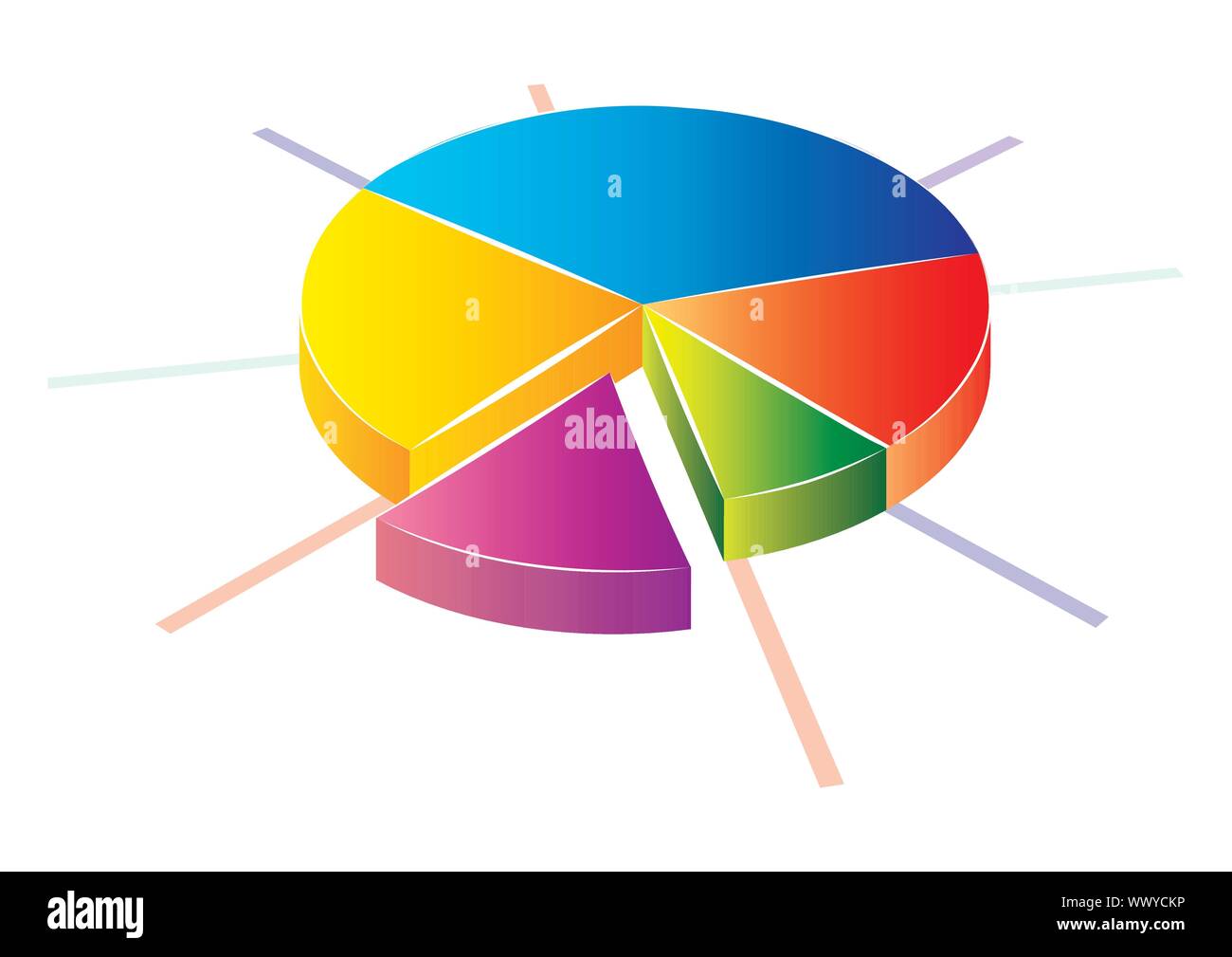 Pie chart icon Stock Vector Image & Art - Alamy