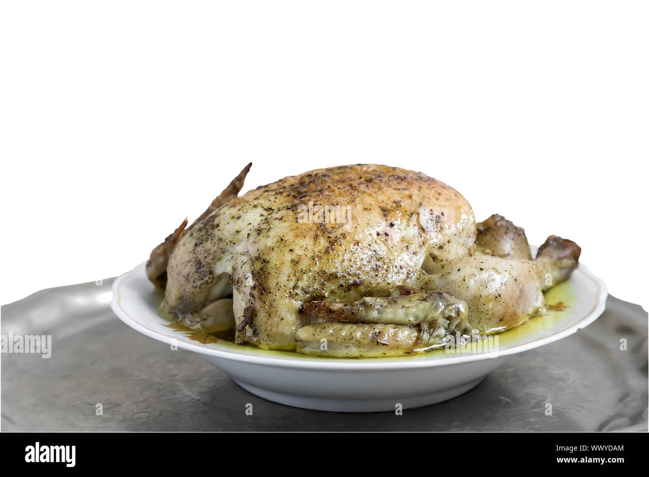 Raw whole chicken isolated tray hi-res stock photography and images - Alamy