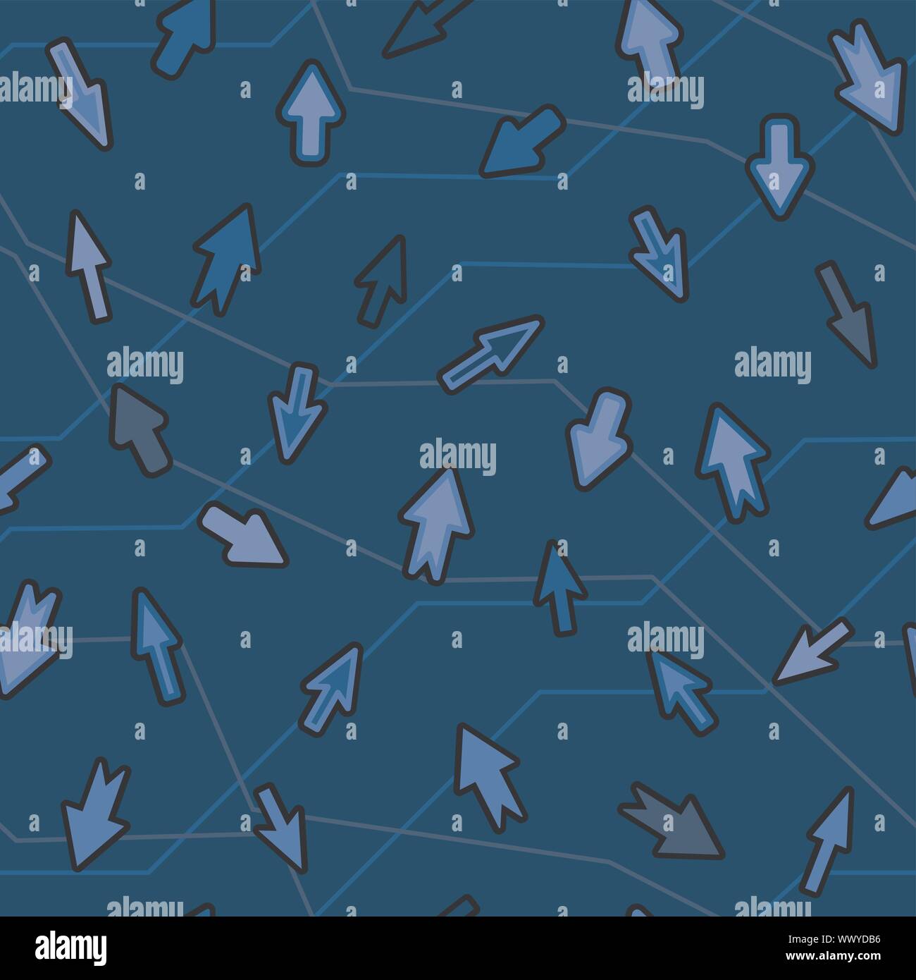 Business background - seamless arrows texture Stock Vector Image & Art ...