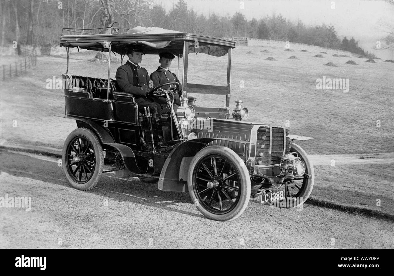 Gladiator vintage car Black and White Stock Photos & Images - Alamy