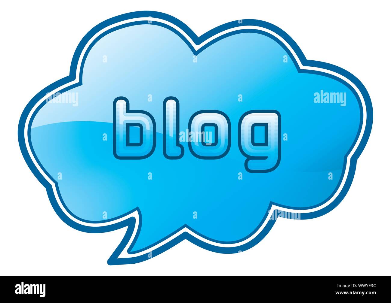 Weblog concept Stock Vector Images - Alamy