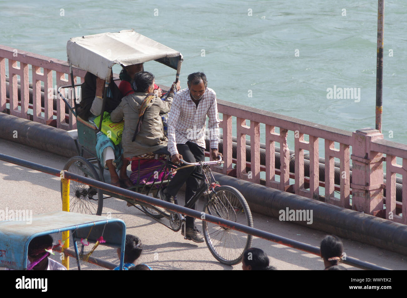 Bicycle Rickshaw, Haridwar India Stock Photo - Alamy
