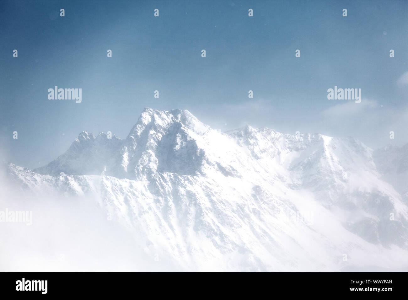 top of alps in sky Stock Photo - Alamy