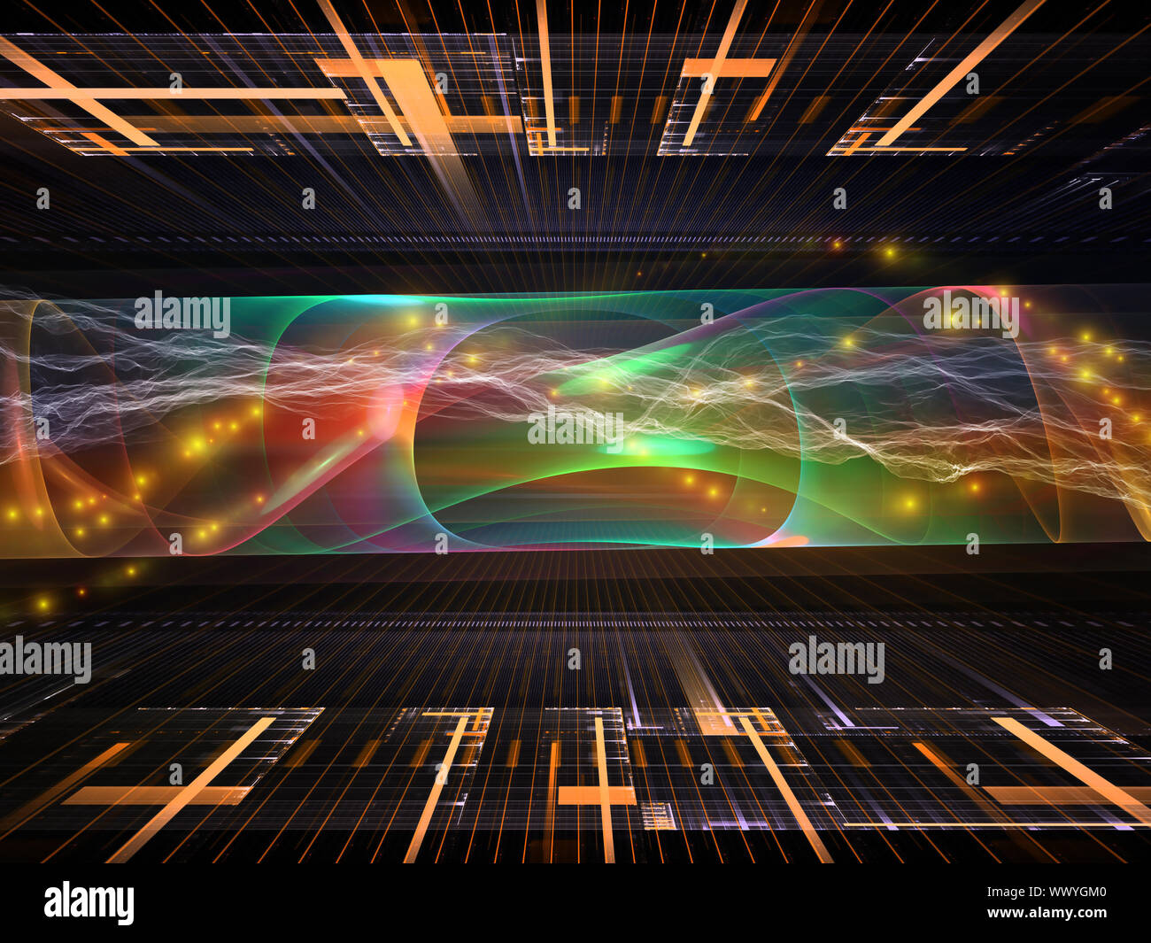 Background design of abstract sine waves and design elements on the ...