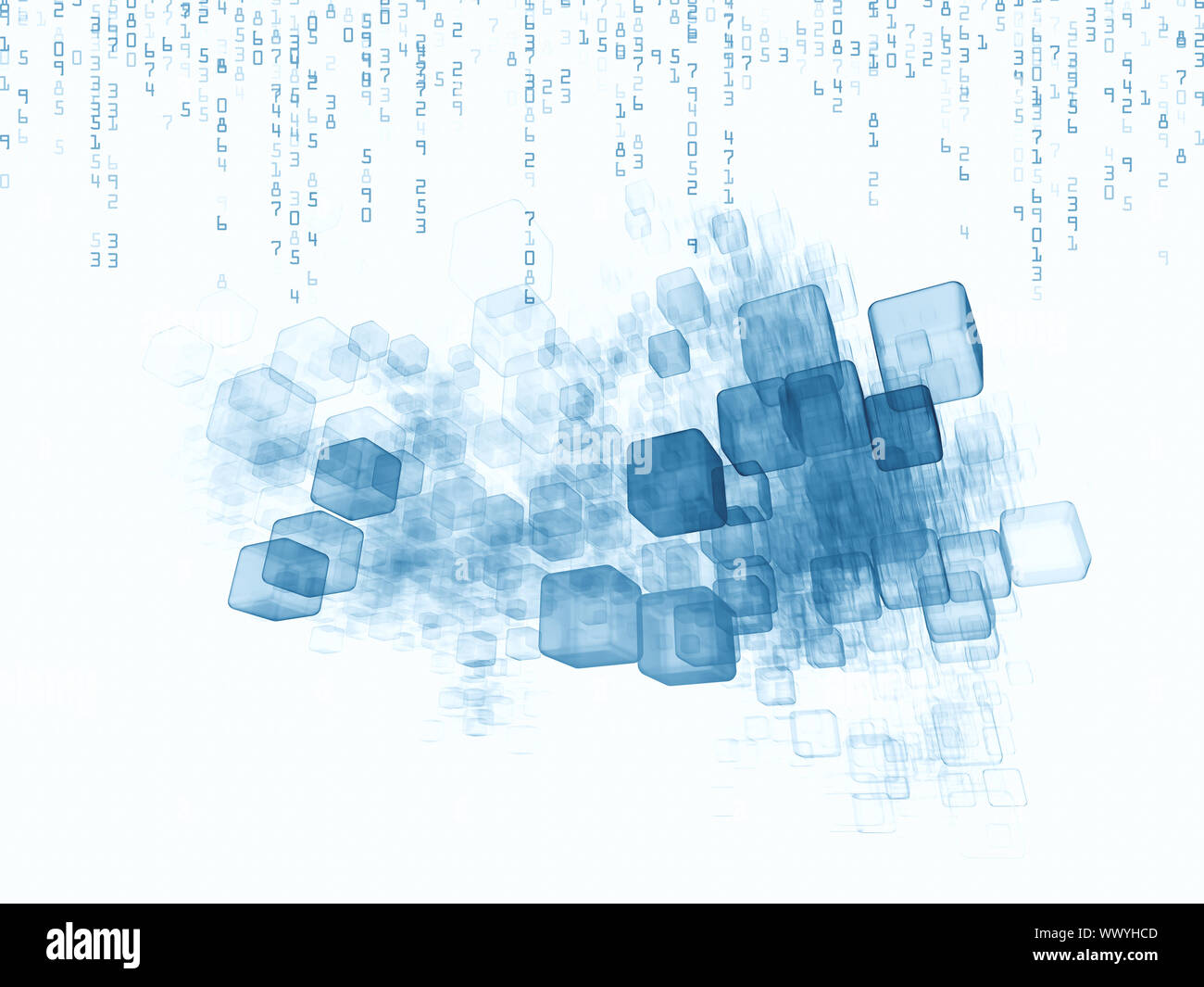 Background composition of numbers and design elements to complement ...