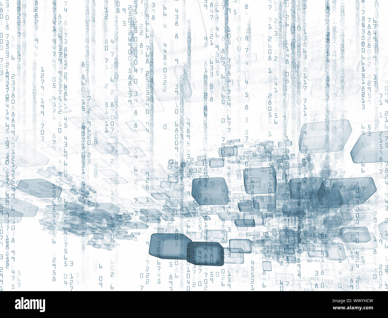 Visually attractive backdrop made of numbers and design elements ...