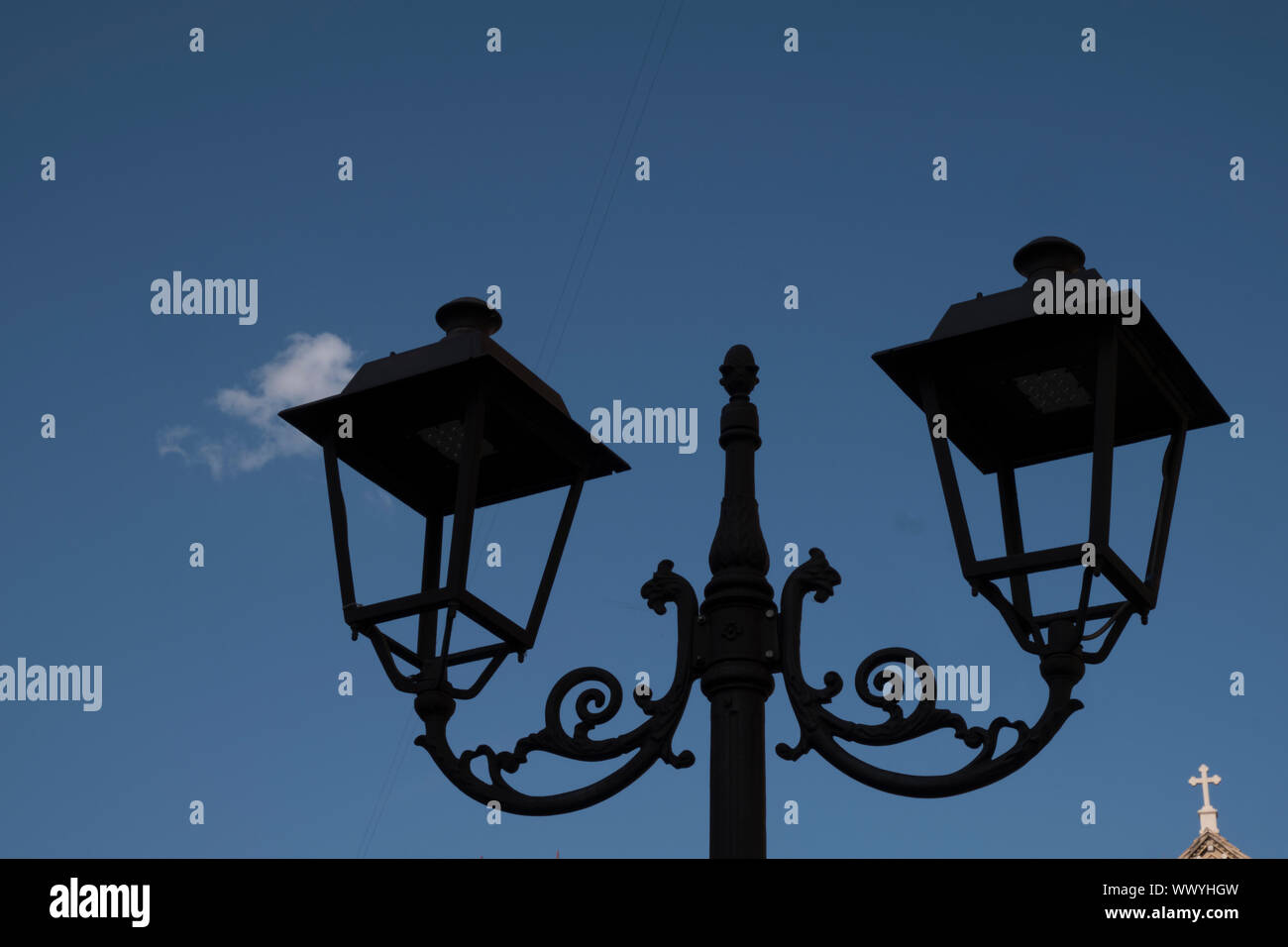 Wrought iron lanterns italy hi-res stock photography and images - Alamy