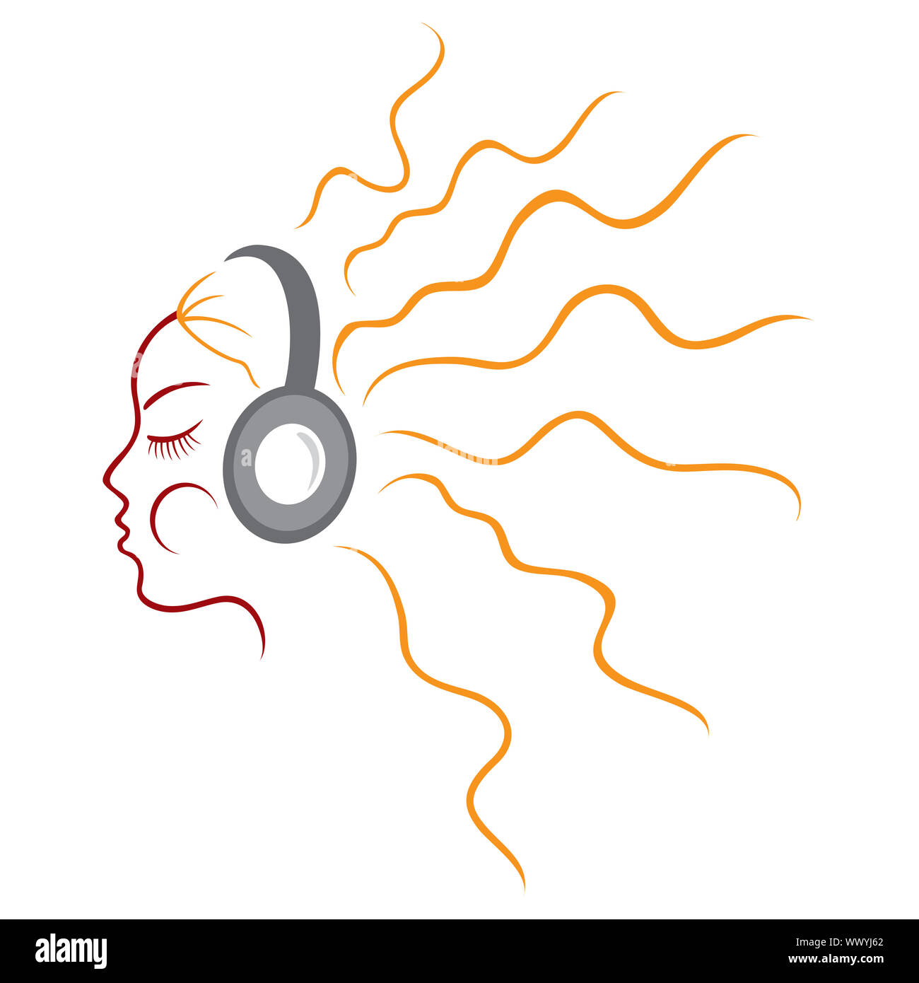 Female music icon Cut Out Stock Images & Pictures - Alamy