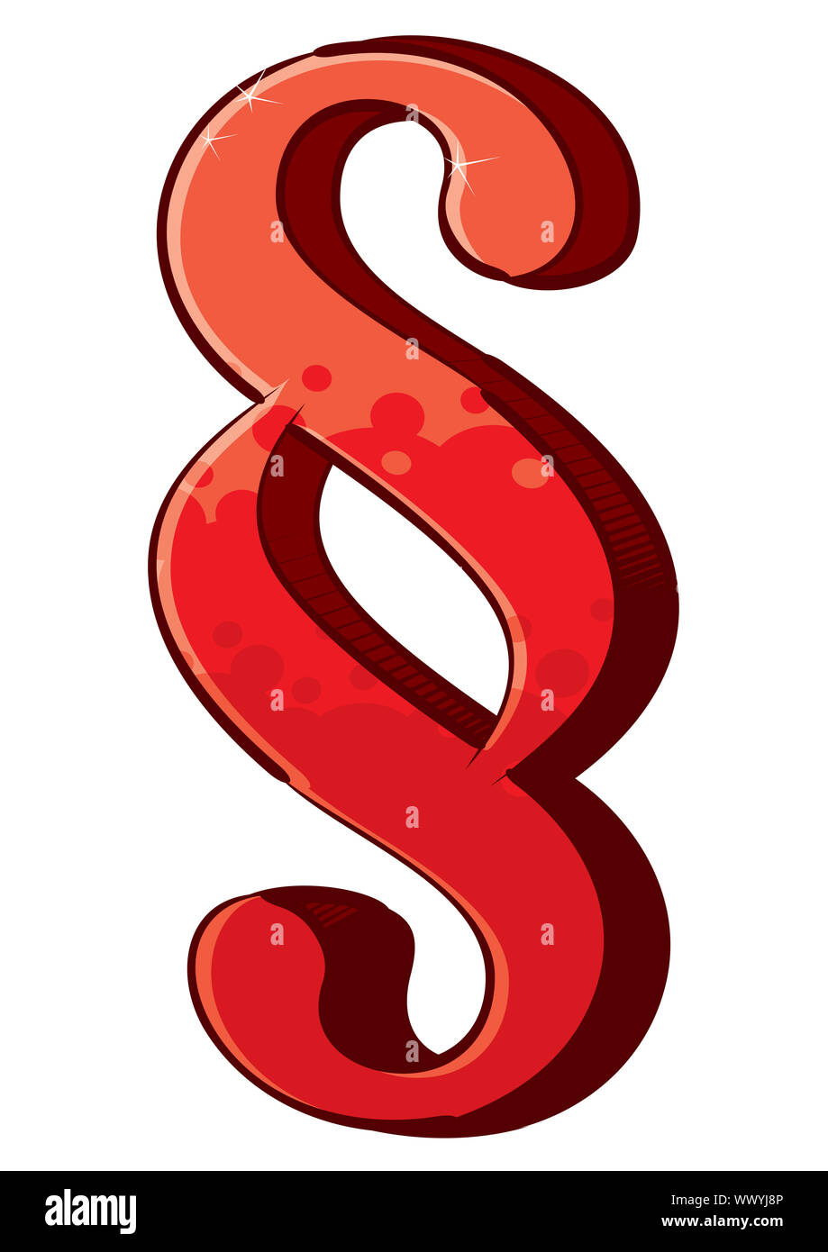 Artistic paragraph sign Stock Photo - Alamy