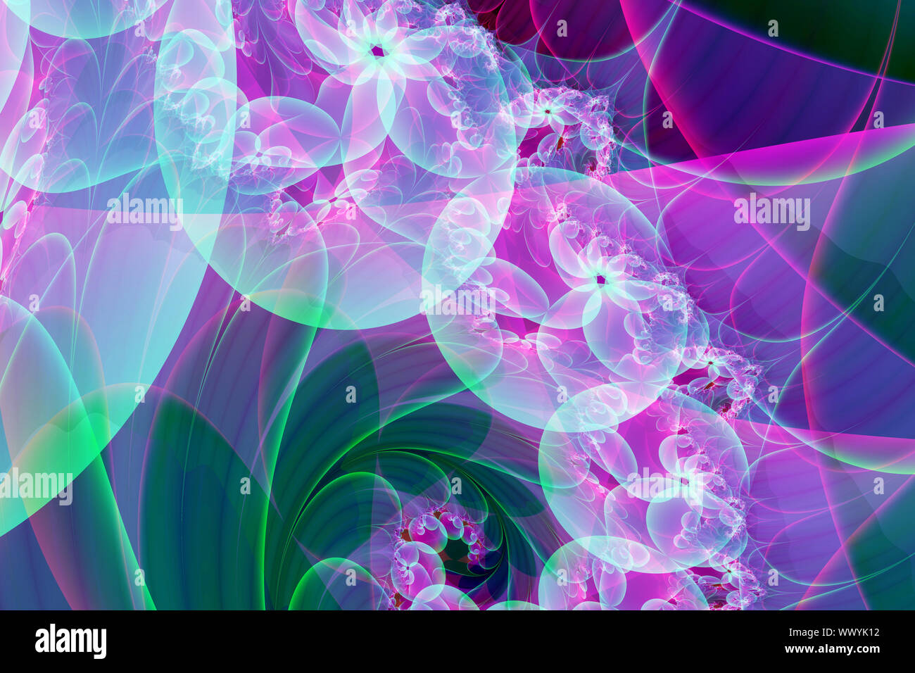Fractal image with a fancy pattern Stock Photo - Alamy