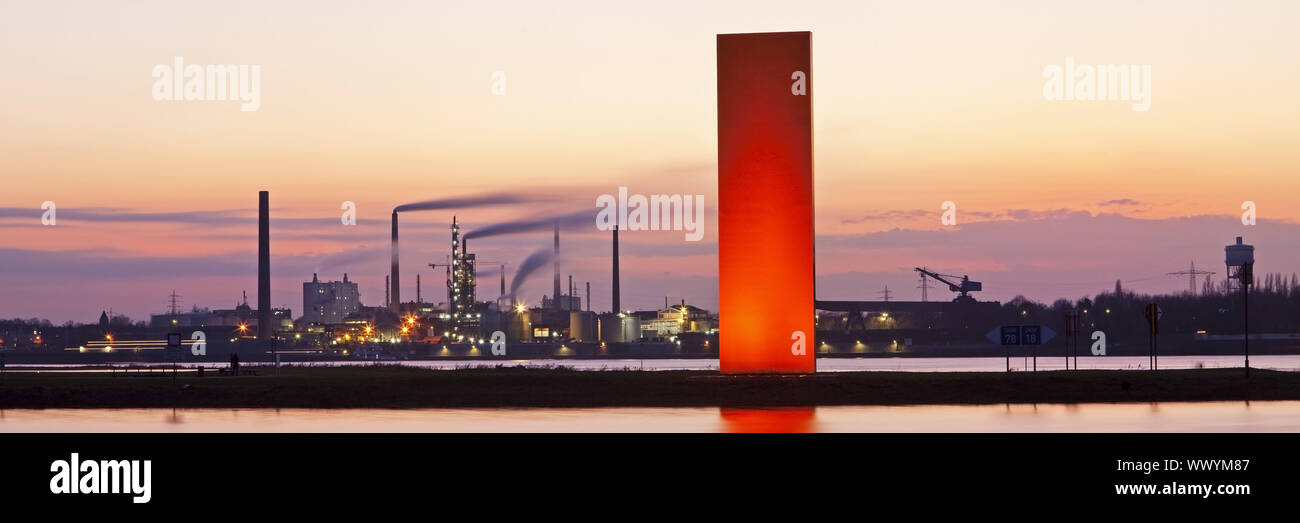 Sculpture rhine orange hi-res stock photography and images - Alamy