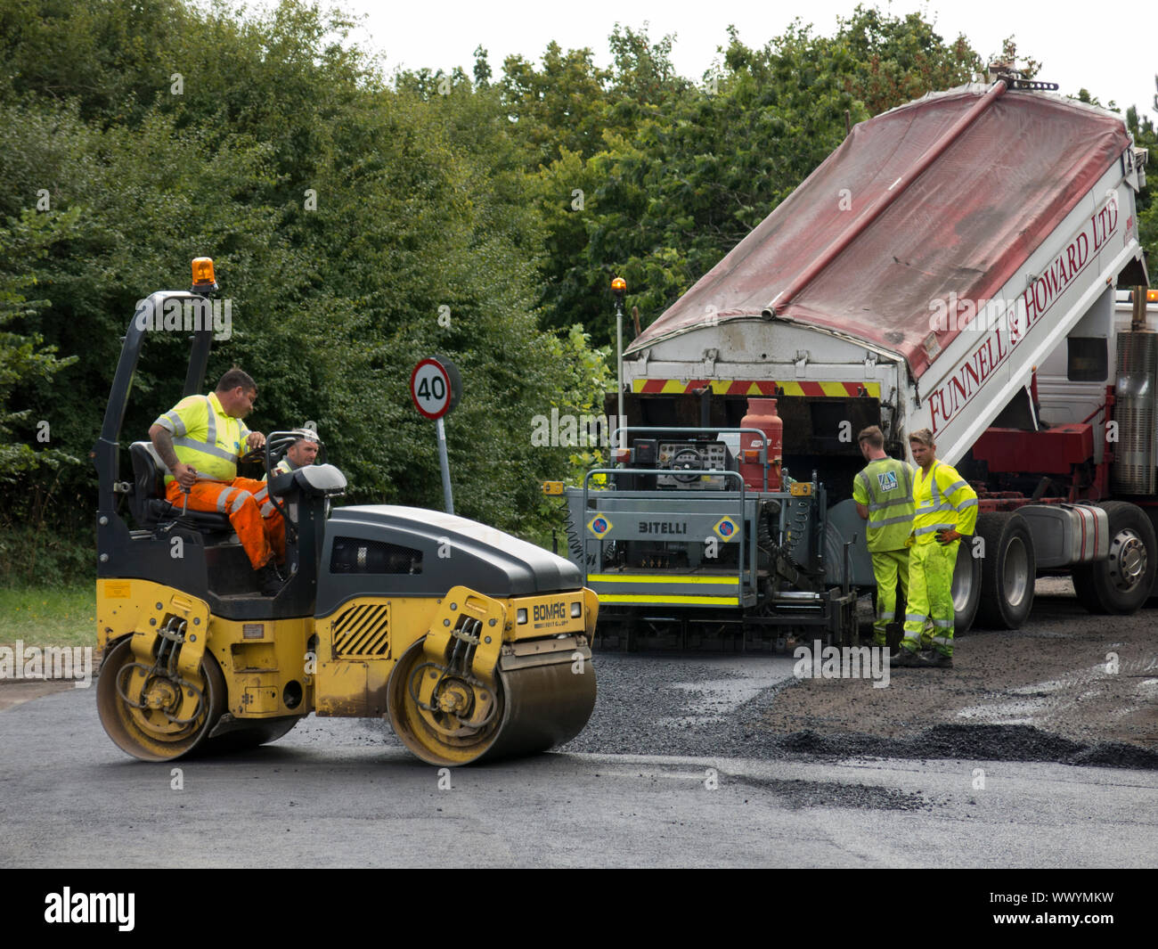 Road Resurfacing High Resolution Stock Photography and Images - Alamy