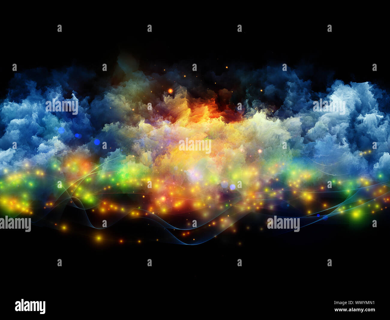 Artistic background for use with projects on art, spirituality ...