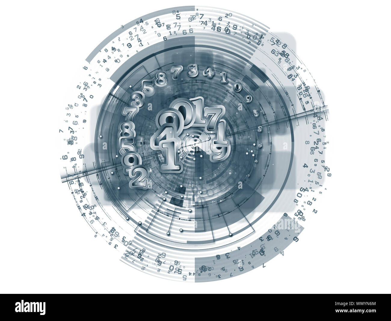 Backdrop design of numbers to provide supporting composition for ...