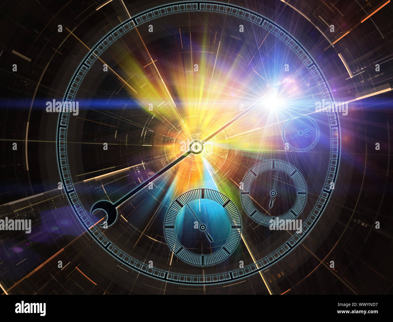 Composition of chronometer dial and abstract design elements suitable ...