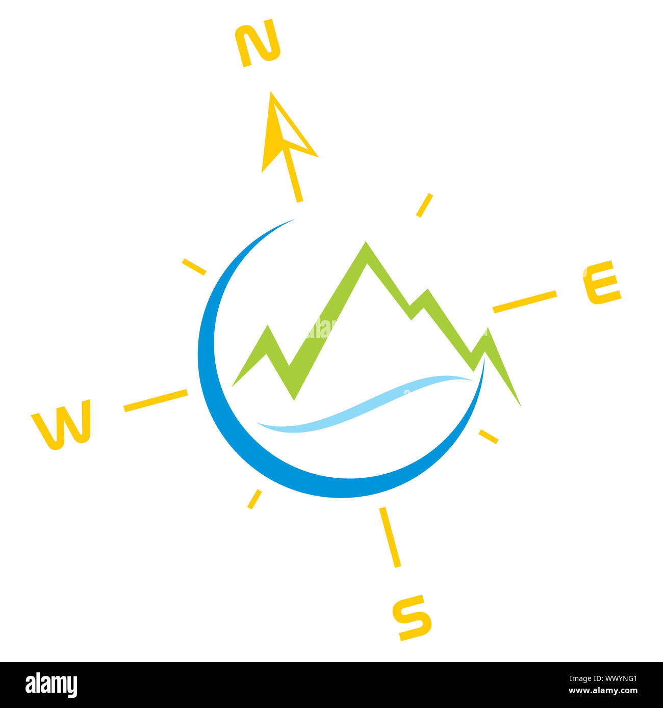 Adventure symbol hi-res stock photography and images - Alamy