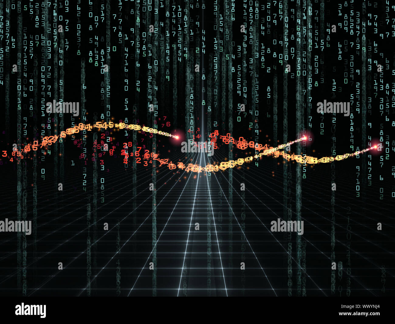 Background design of numbers and design elements on the subject of ...