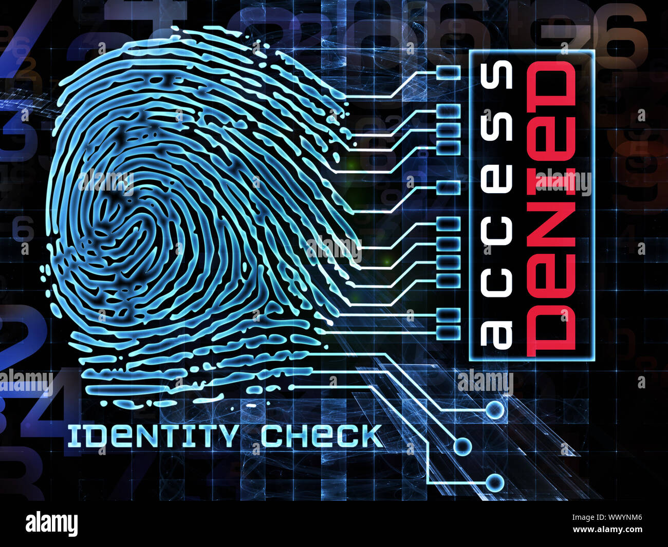 Fingerprint collage element hi-res stock photography and images - Alamy