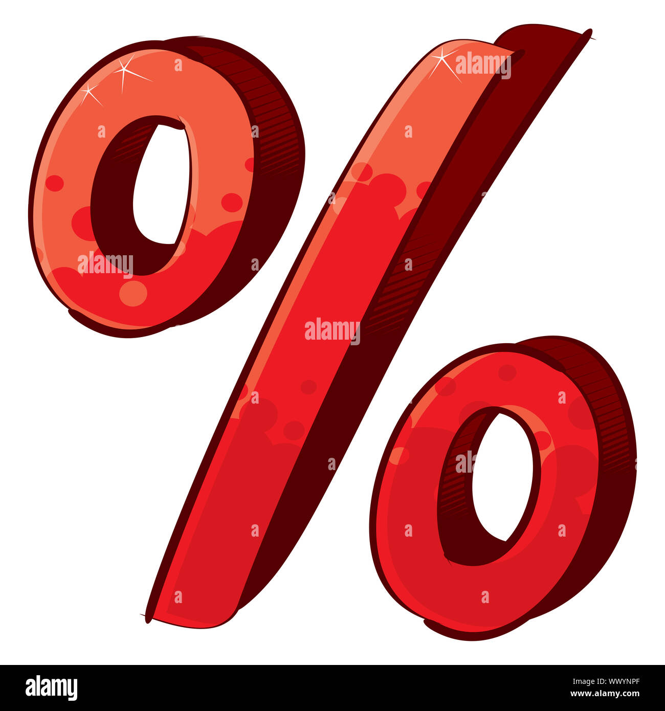 Artistic percent sign Stock Photo - Alamy