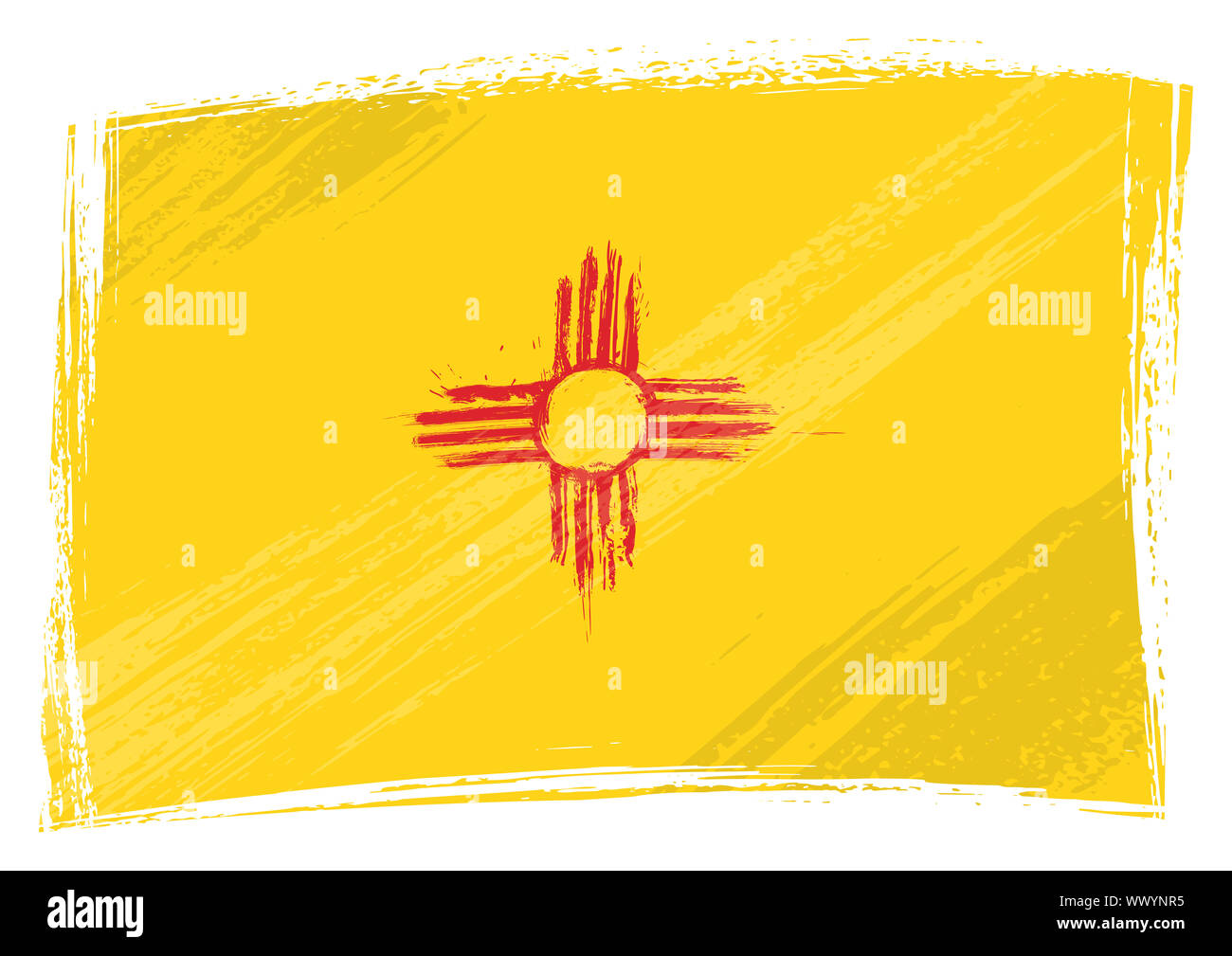 New mexico flag background Cut Out Stock Images & Pictures - Alamy