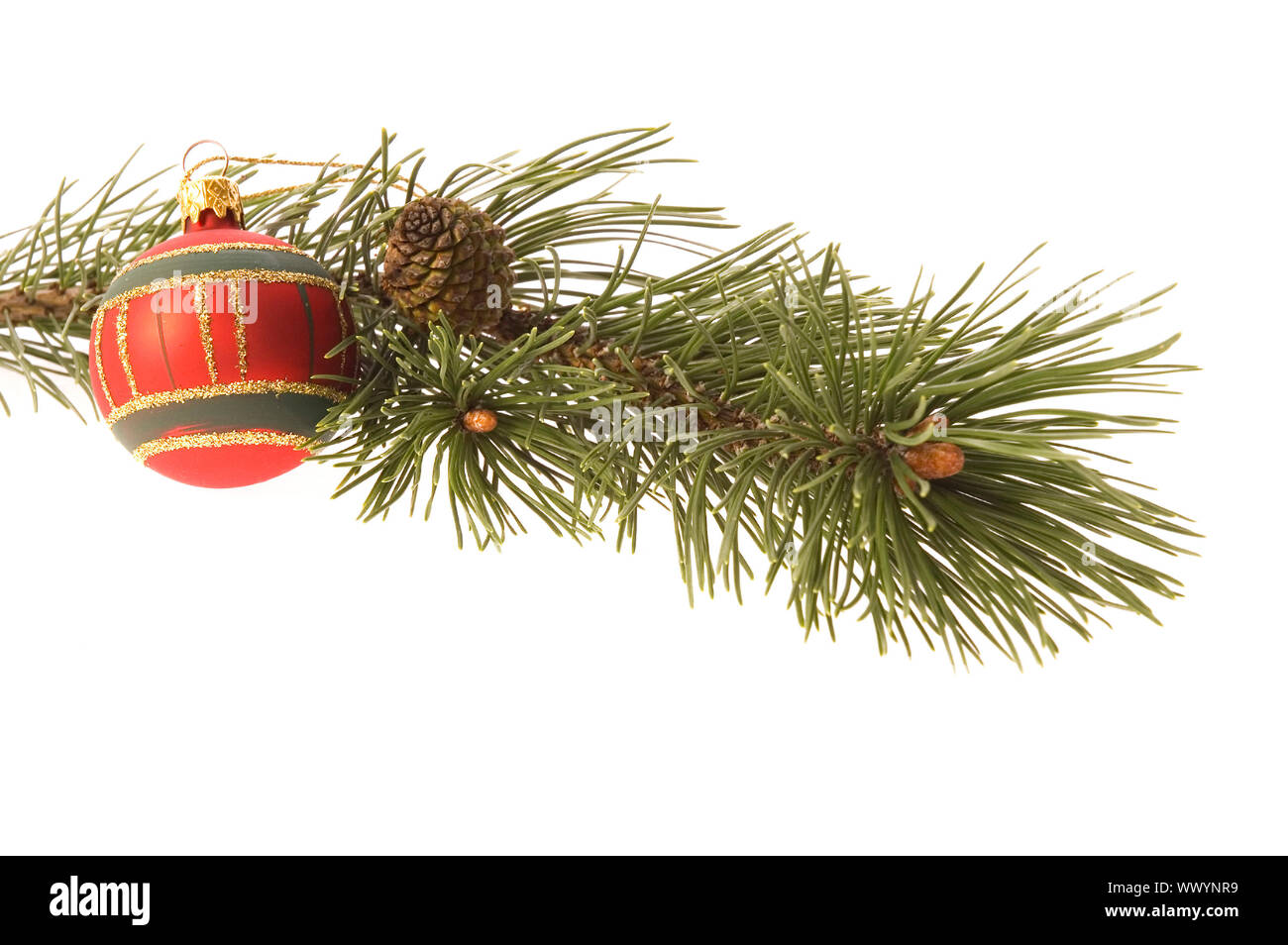 Homemade christmas decoration pine Cut Out Stock Images & Pictures - Alamy