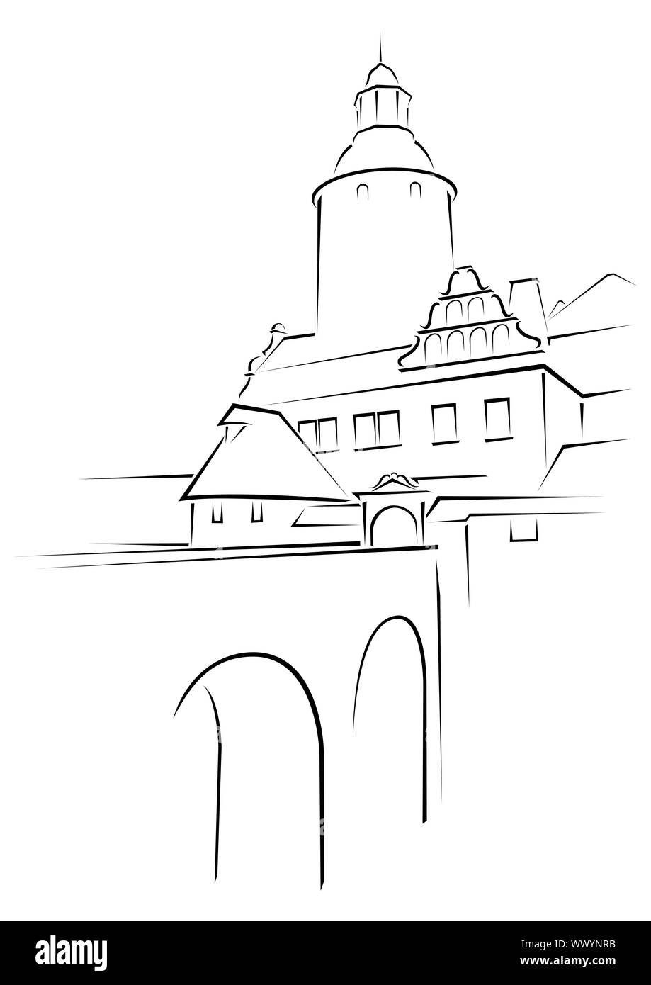 Medieval exterior Cut Out Stock Images & Pictures - Alamy