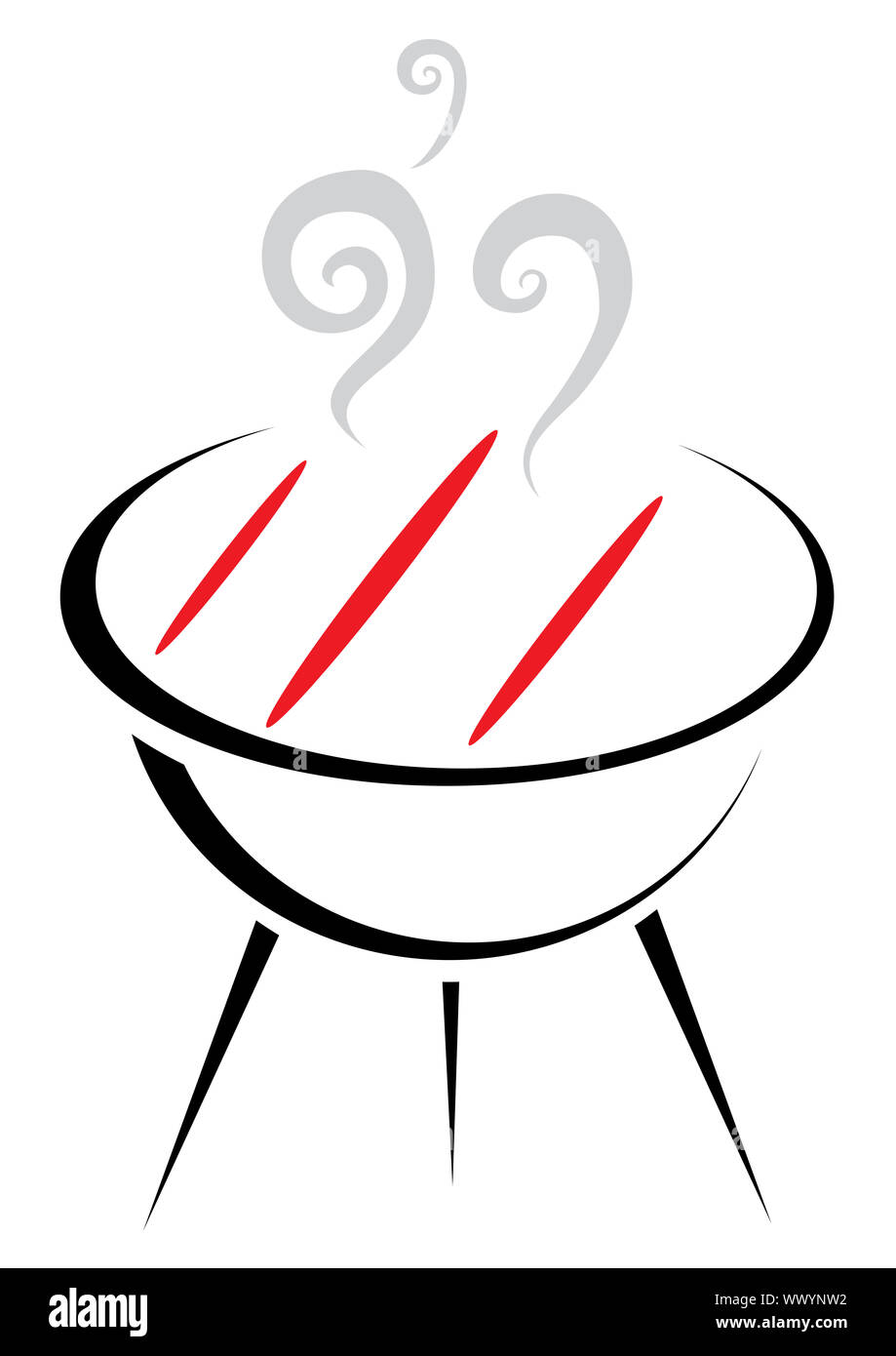 Barbeque illustration hi-res stock photography and images - Alamy