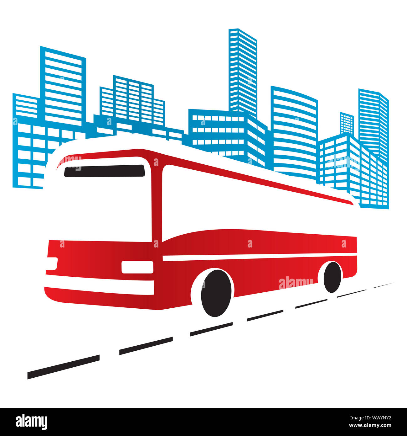 Bus design Cut Out Stock Images & Pictures - Alamy