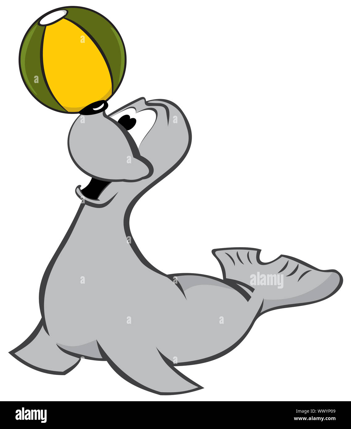 Circus animal seal sea Cut Out Stock Images & Pictures - Alamy