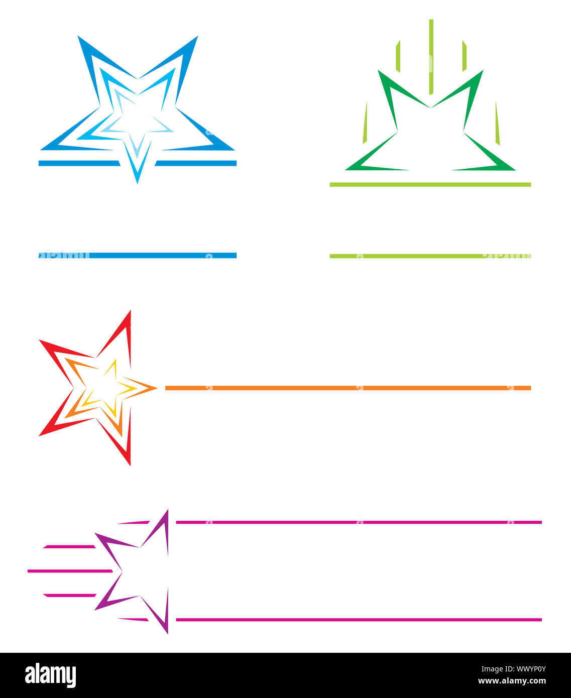 Star logotype hi-res stock photography and images - Alamy