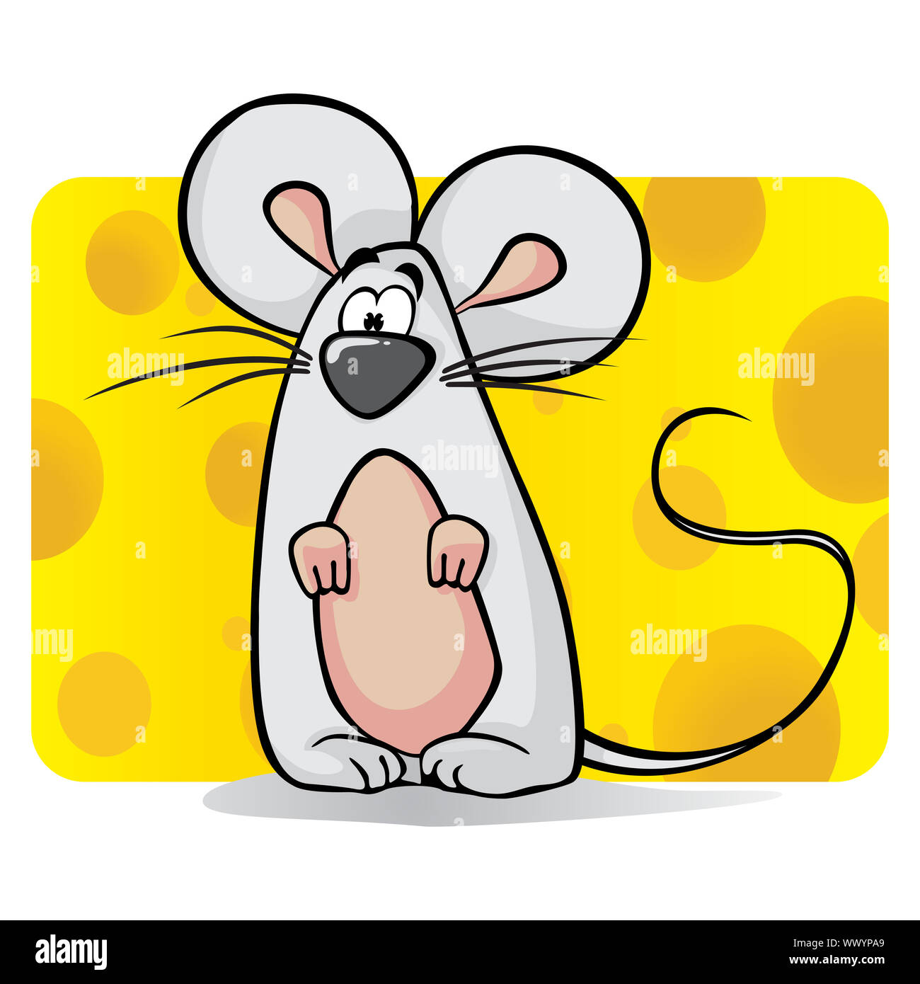 Mouse cheese illustration hi-res stock photography and images - Alamy