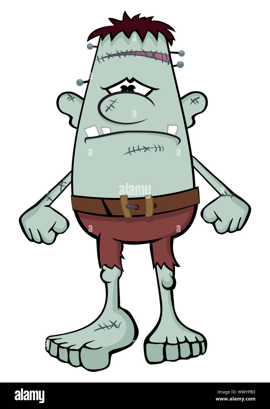 Frankenstein monster cartoon hi-res stock photography and images - Alamy
