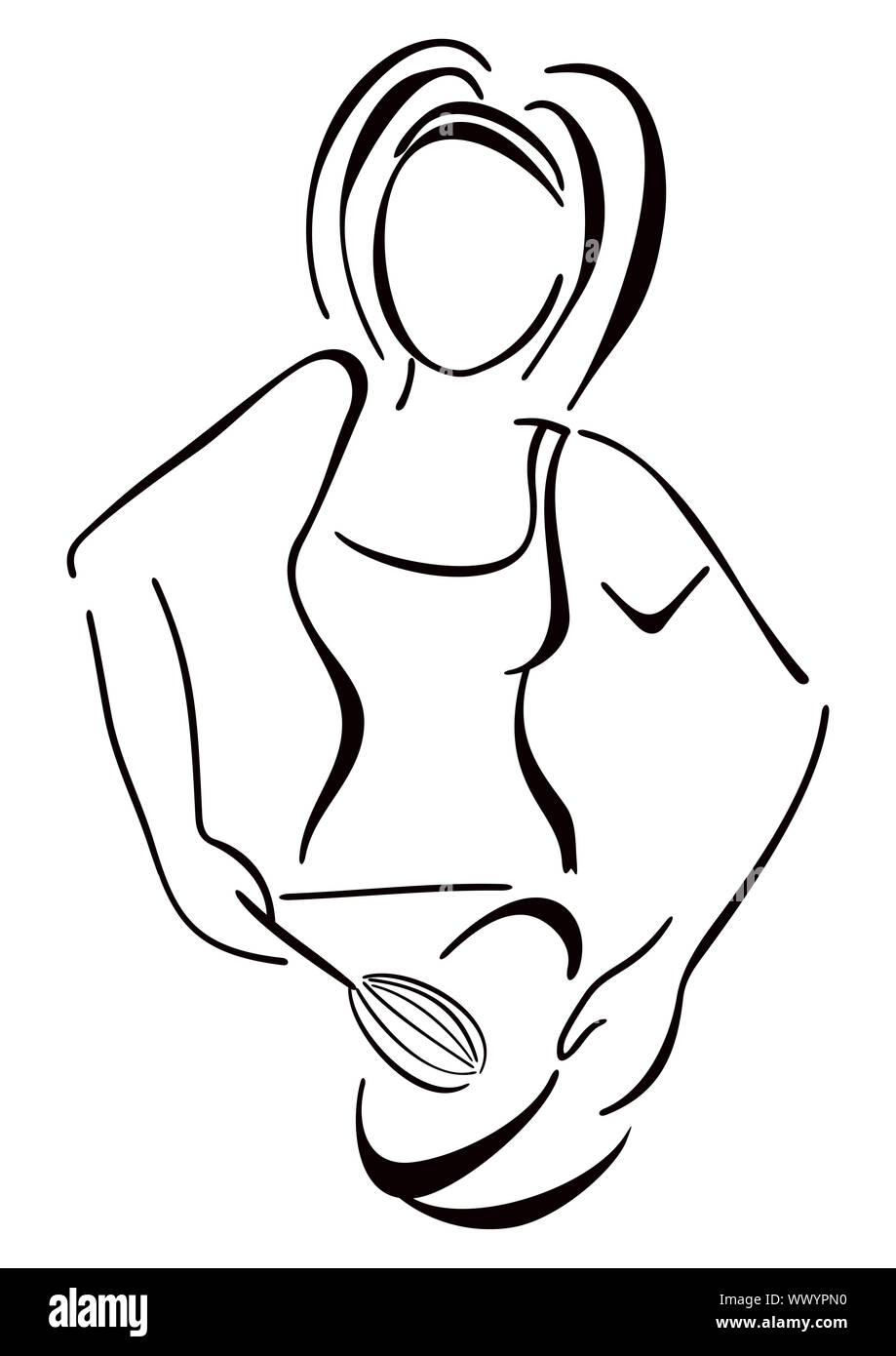 Food service character Cut Out Stock Images & Pictures - Alamy