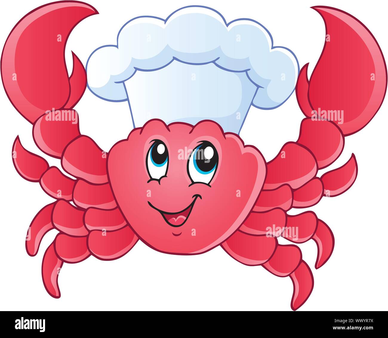 Cartoon crab chef Stock Vector Image & Art - Alamy
