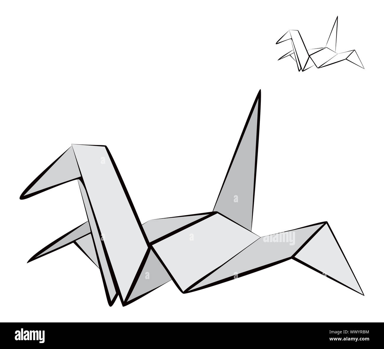 Origami figure hi-res stock photography and images - Alamy