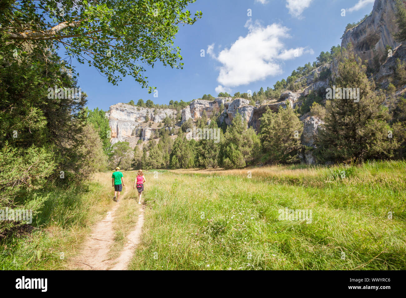 Parque natural del cañón del río lobos hi-res stock photography and ...